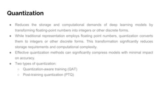 Paper presentation on LLM compression | PPTX