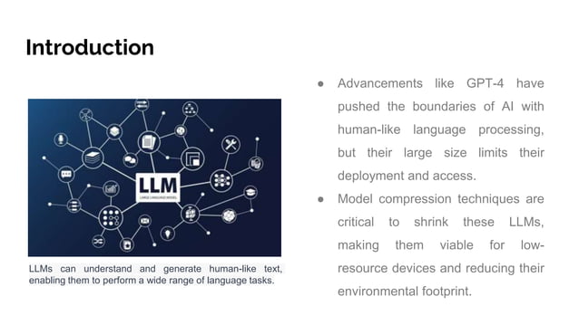 Paper presentation on LLM compression | PPTX