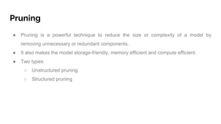Paper presentation on LLM compression | PPTX