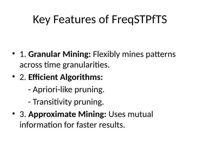 Mining Seasonal Temporal Patterns in Time Series | PPTX