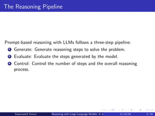 CMPE297-Short Story-Reasoning with LLM's | PDF