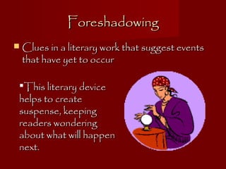 Short story terms | PPT | Fiction | Books and Literature