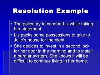 Resolution Literary Term