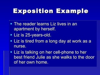 Exposition Literary Term