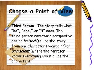 Short story writing | PPT