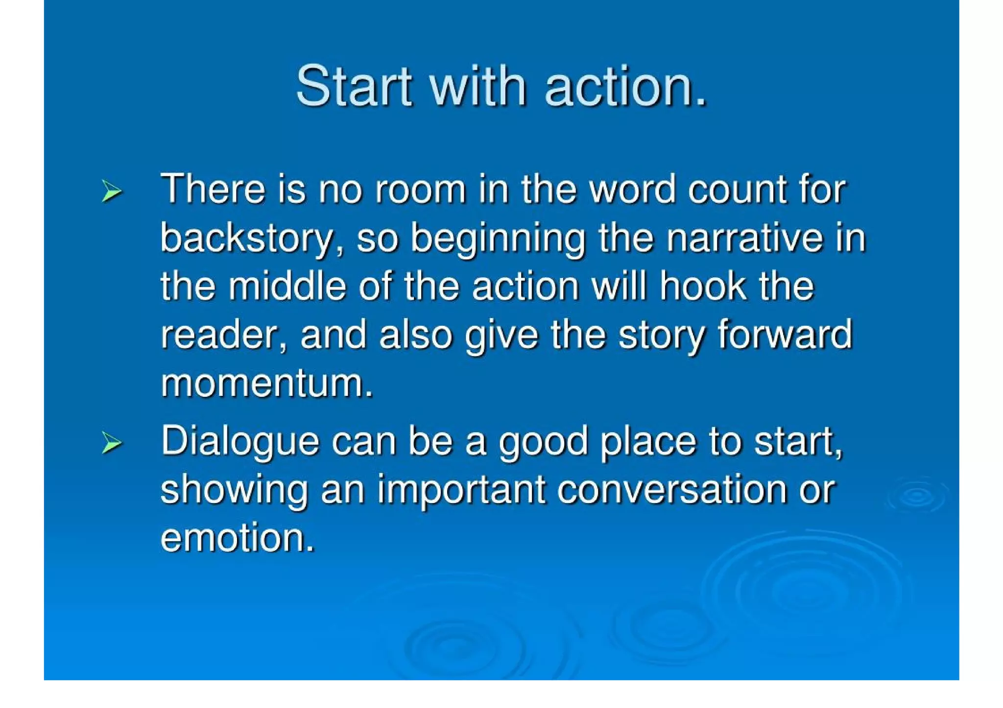 Short Story Writing Tips | PDF