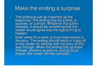 Short Story Writing Tips | PDF