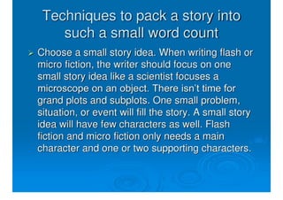 Short Story Writing Tips | PDF