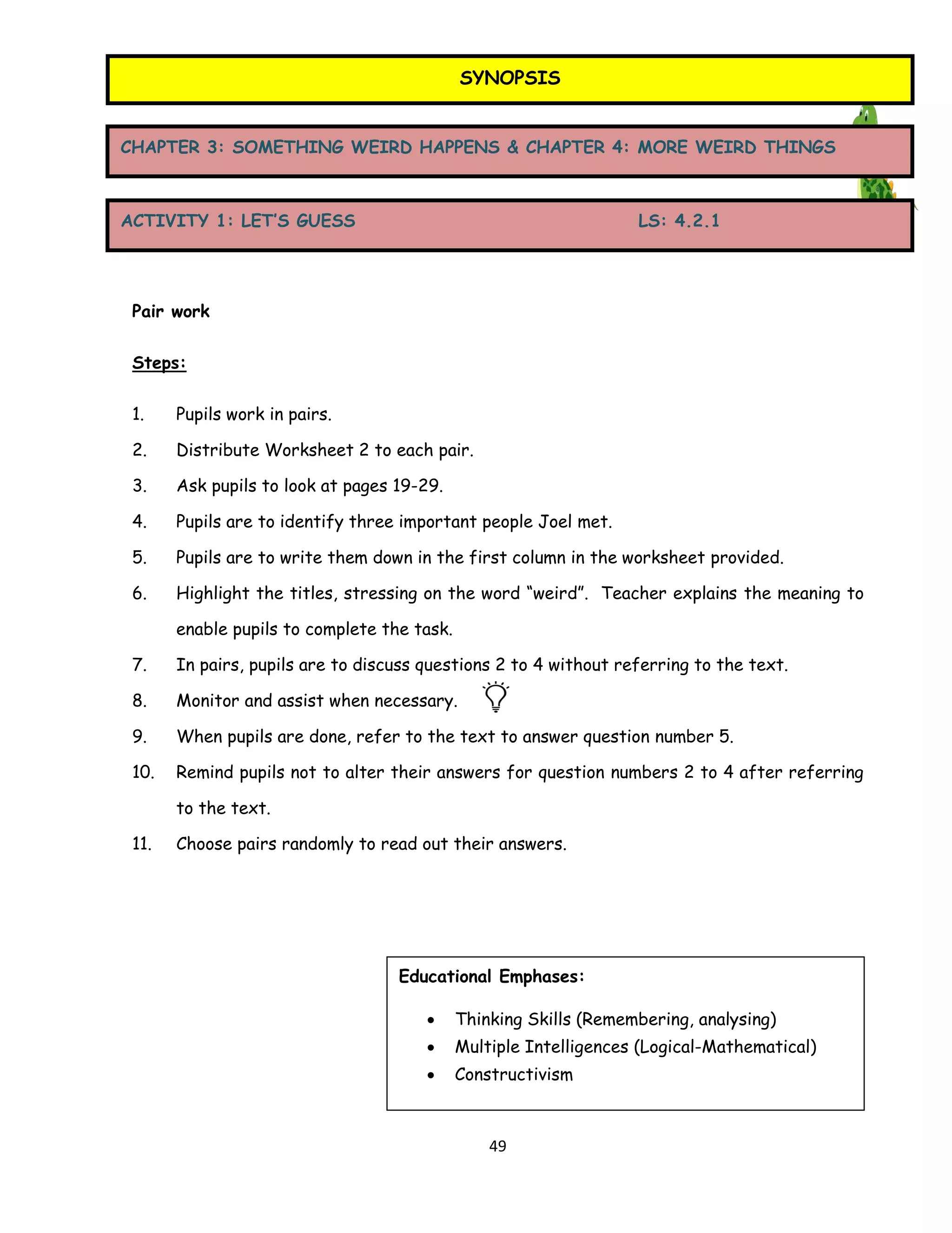 Short story year 5 | PDF