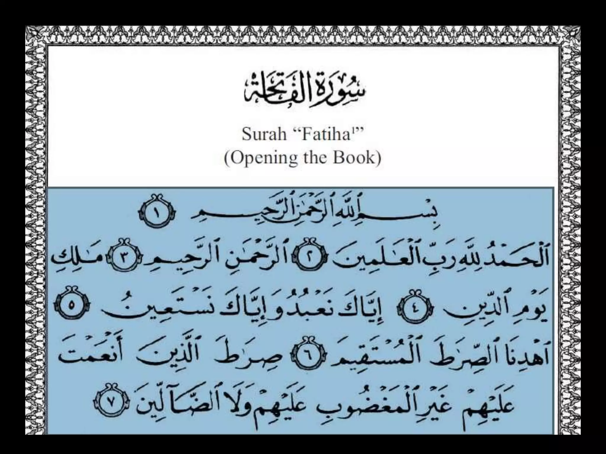 Short surah of HOLY QURAN | PPTX