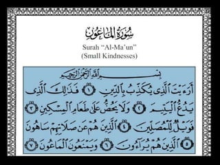 Short surah of HOLY QURAN | PPTX