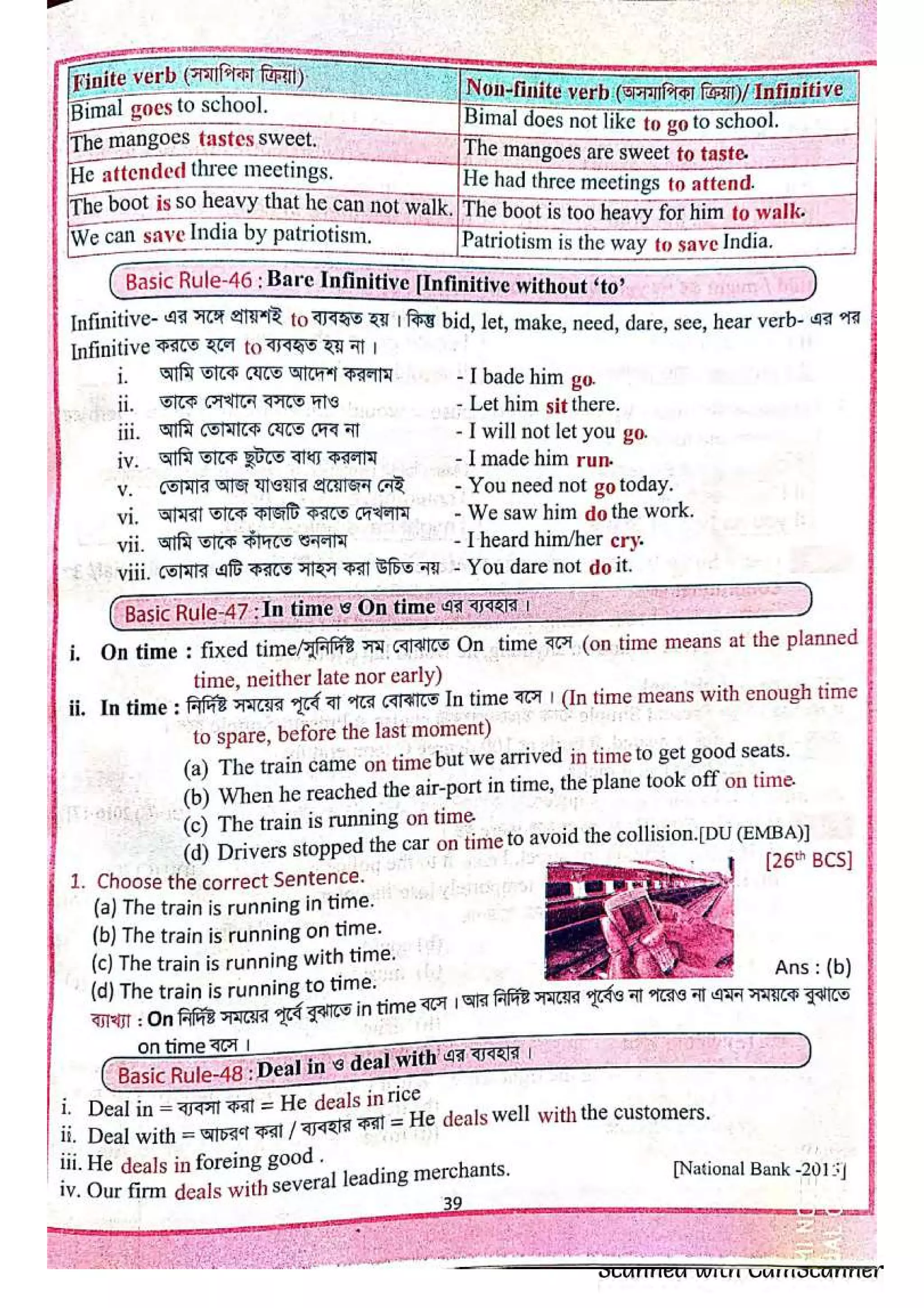 Short technique & basic grammatical 99 rules | PDF