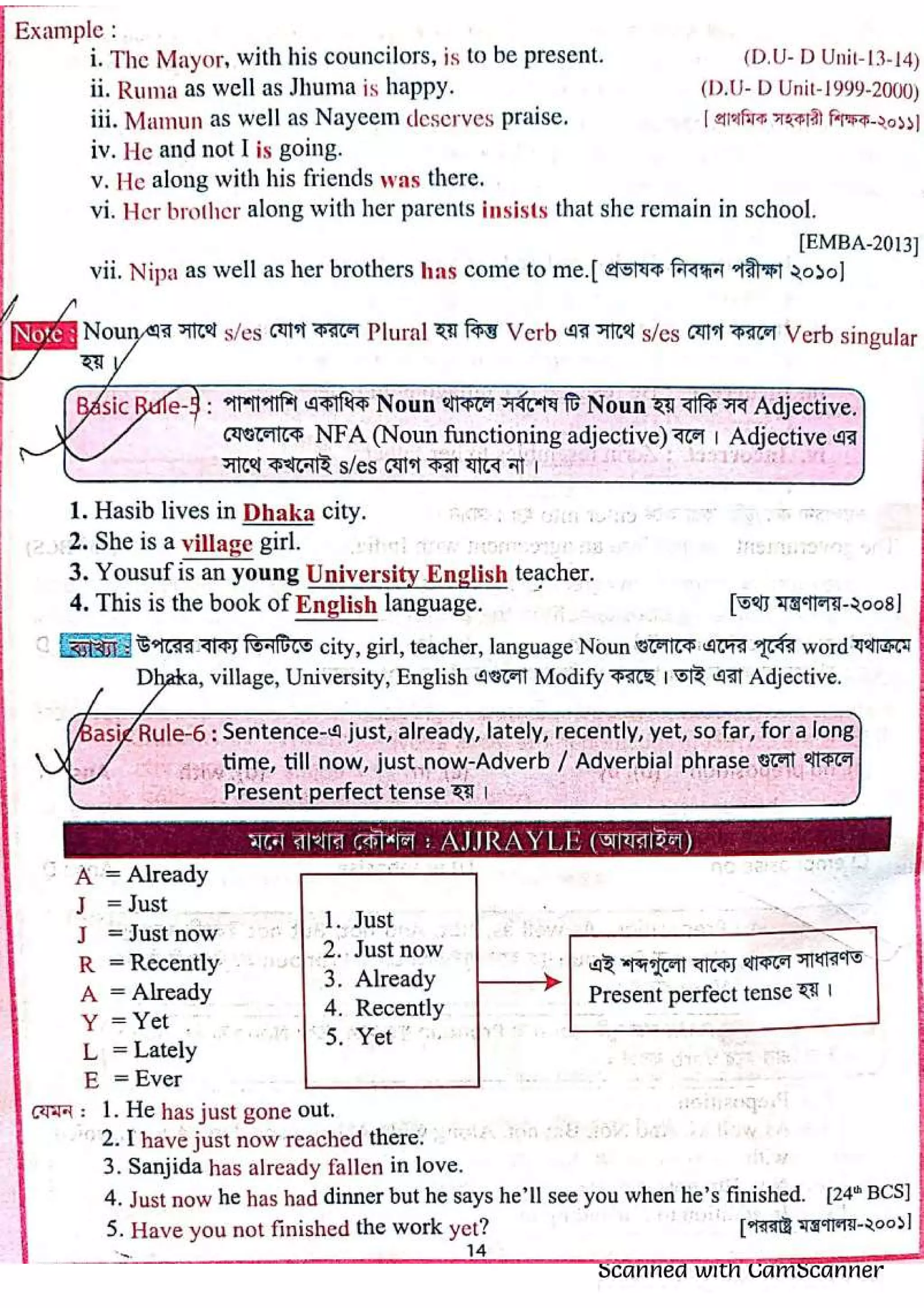 Short technique & basic grammatical 99 rules | PDF