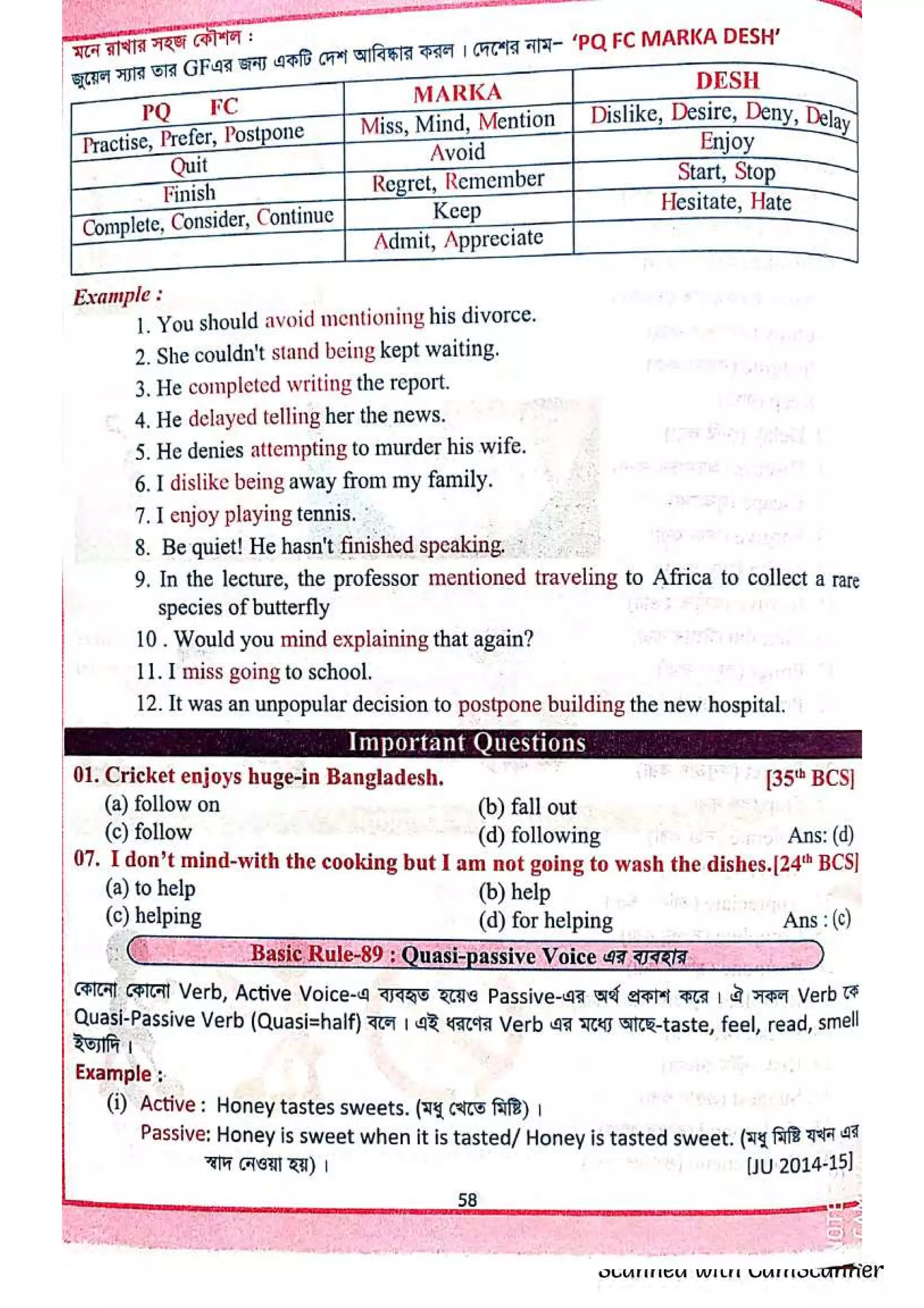 Short technique & basic grammatical 99 rules | PDF