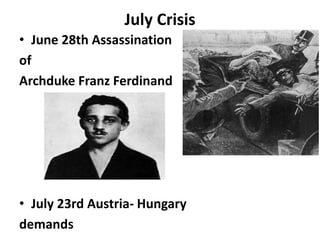 the origin of world war one | PPTX