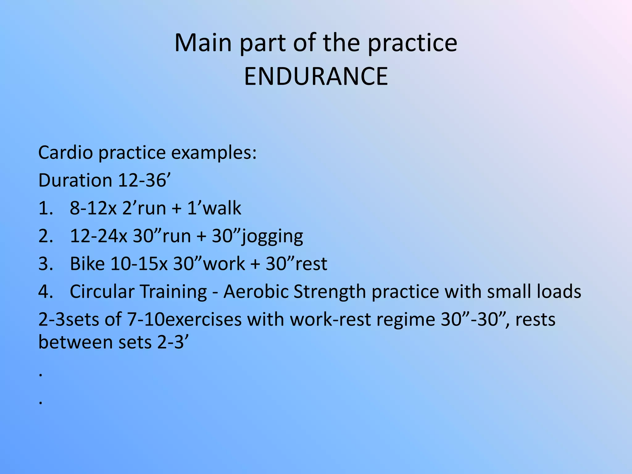 Short term plan microcycle part 2 | PDF