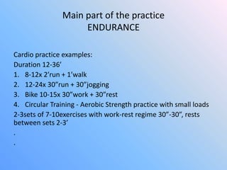 Short term plan microcycle part 2 | PDF | Physical Therapy | Wellness