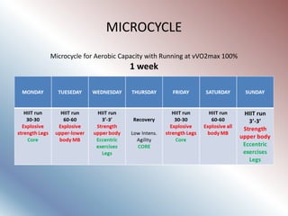 Short term plan microcycle part 2 | PDF | Physical Therapy | Wellness
