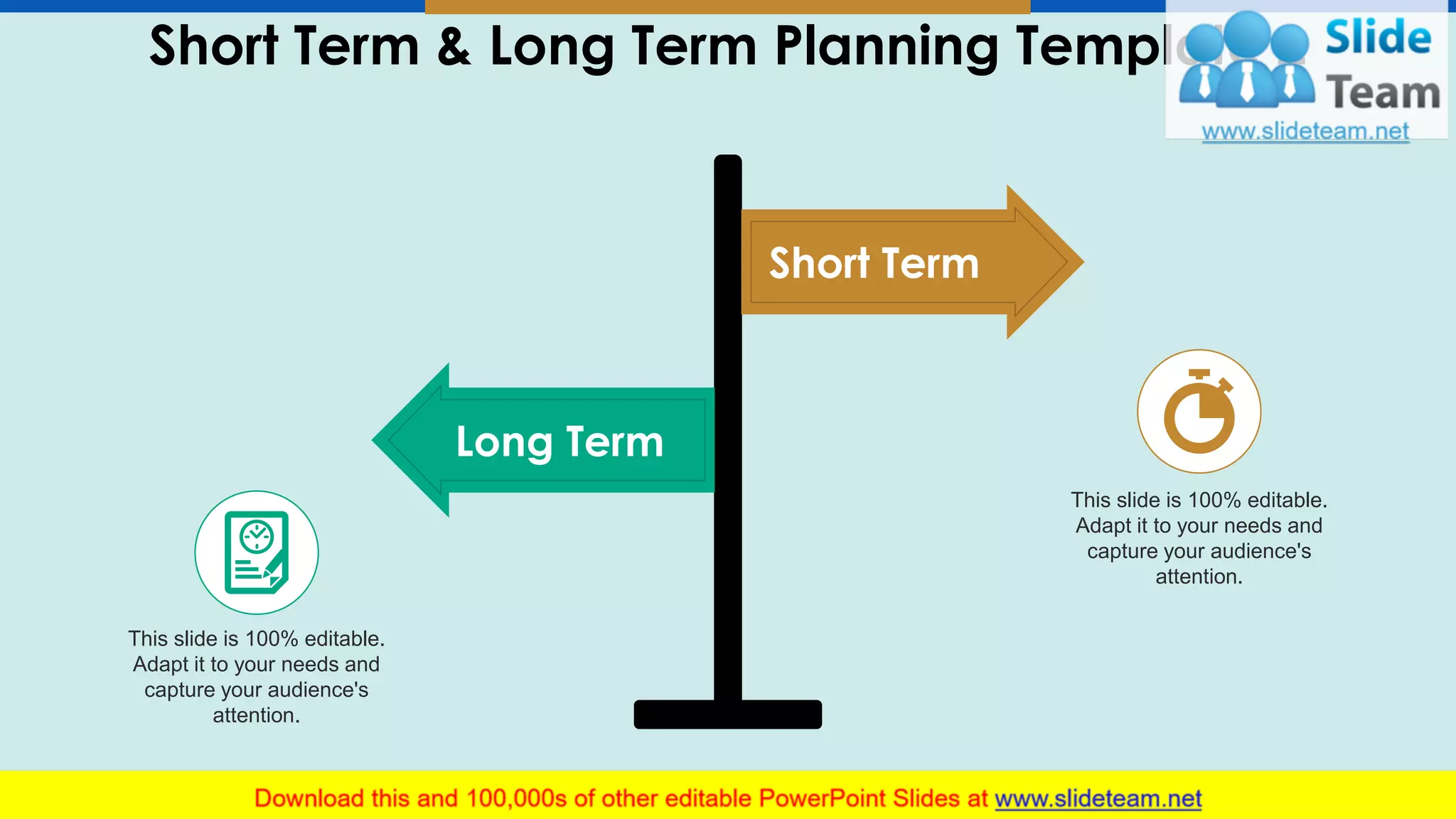 Short Term And Long Term Planning PowerPoint Presentation Slides | PDF