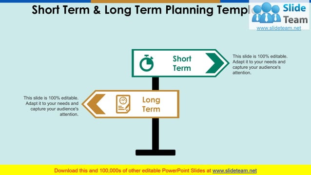 Short Term And Long Term Planning PowerPoint Presentation Slides | PDF ...
