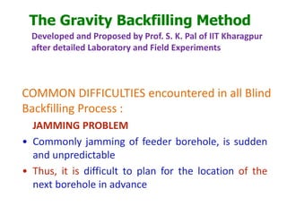 Blind Backfilling of Goaf and Coal Extraction below Built-up Areas ...