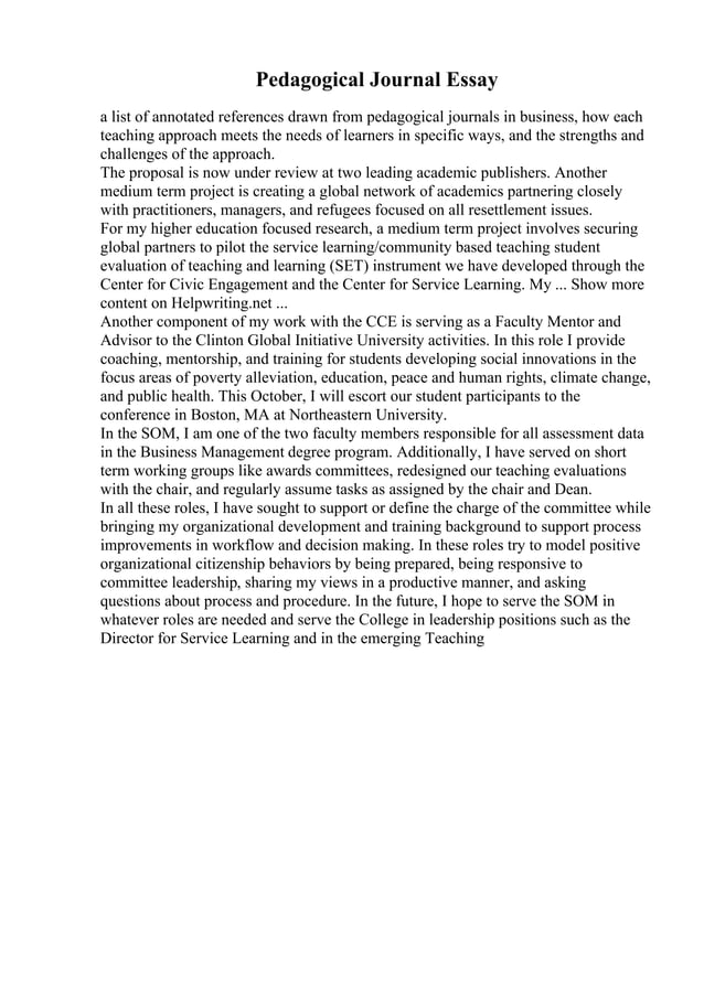 Short Term Goals Essay | PDF