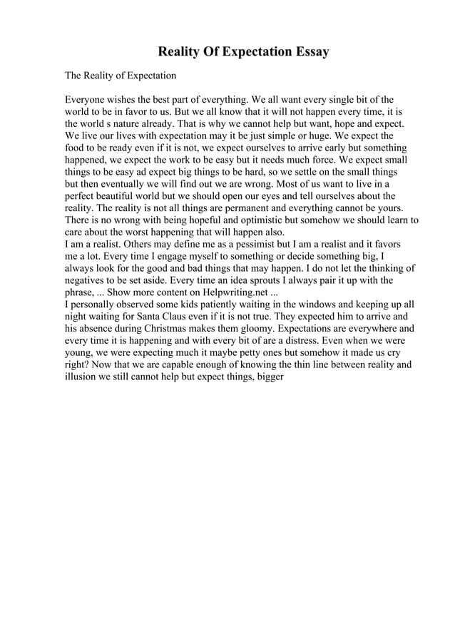 Short Term Goals Essay | PDF