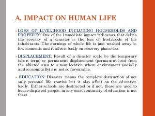 Short term impact of disaster on Developing Nation | PDF