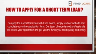 short term loans.pptx