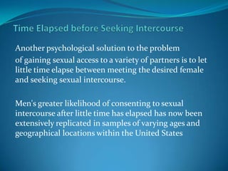 Short term mating strategies | PPTX