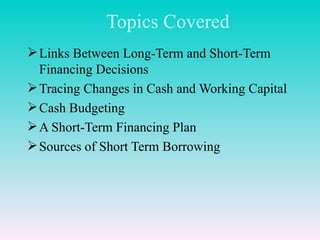 Short term planning | PPT