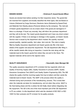 Analysis on the working of ITI Ltd | DOCX