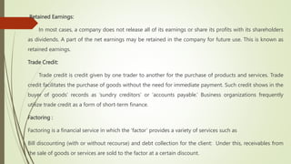 UNIT-I-Short term Sources of finance.pptx