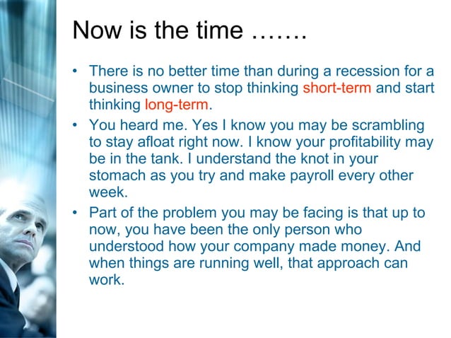 Short Term Thinking | PPT | Business | Business and Finance