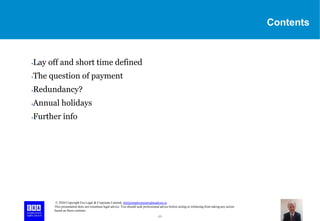 Short time and lay off | PPT