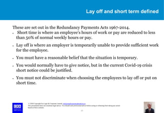 Short time and lay off | PPT