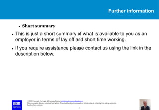 Short time and lay off | PPT