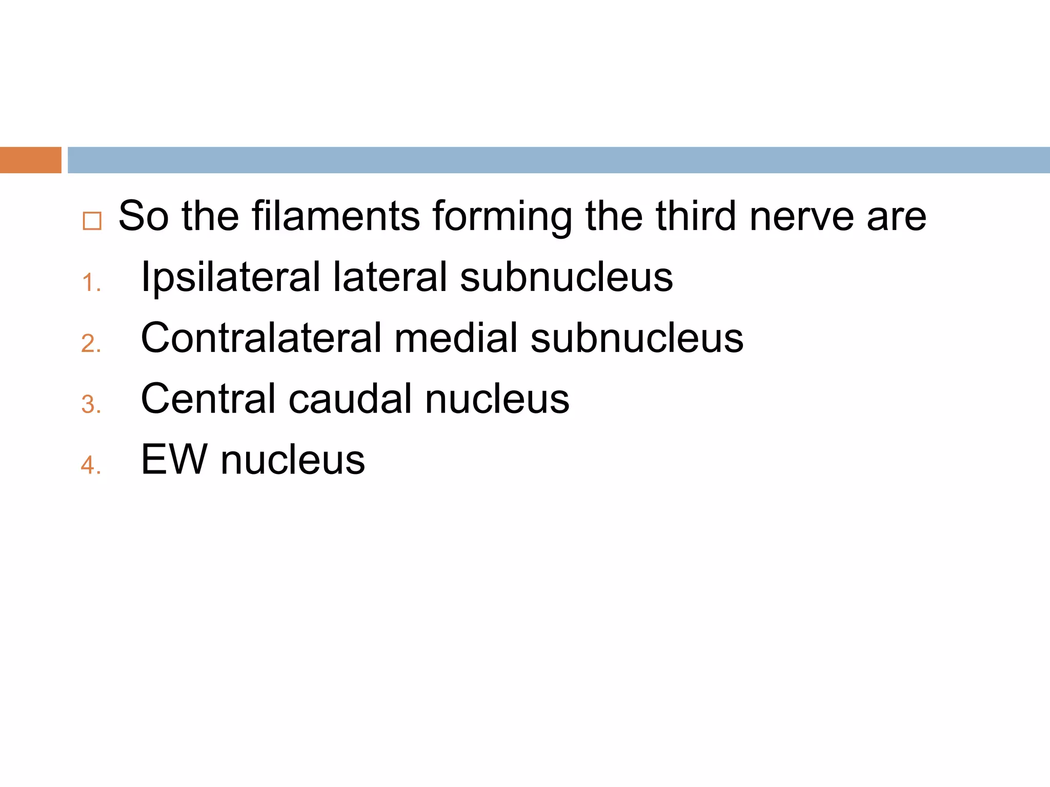 Cranial Nerves - Olfactory Optic Oculomotor Abducent Trochlear | PPTX