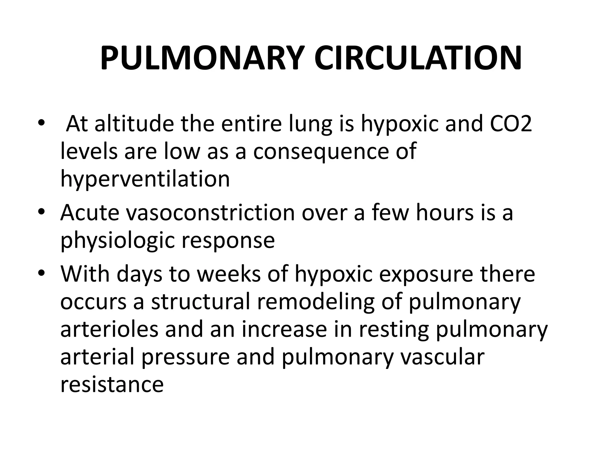 High Altitude Pulmonary Edema - Mountain Sickness - HAPE | PPTX