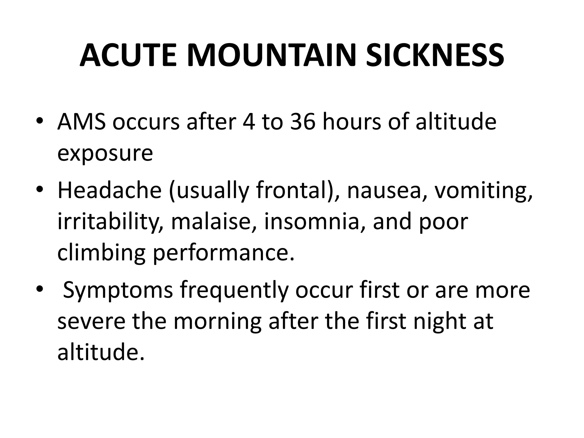 High Altitude Pulmonary Edema - Mountain Sickness - HAPE | PPTX