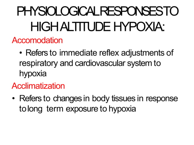 High Altitude Pulmonary Edema - Mountain Sickness - HAPE | PPTX