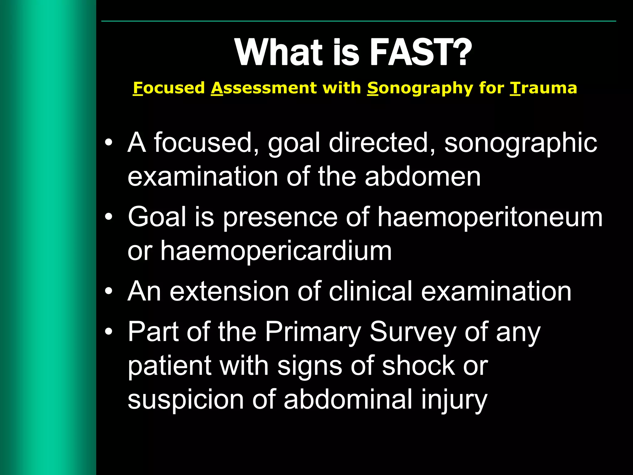 Imaging in abdominal trauma | PPTX