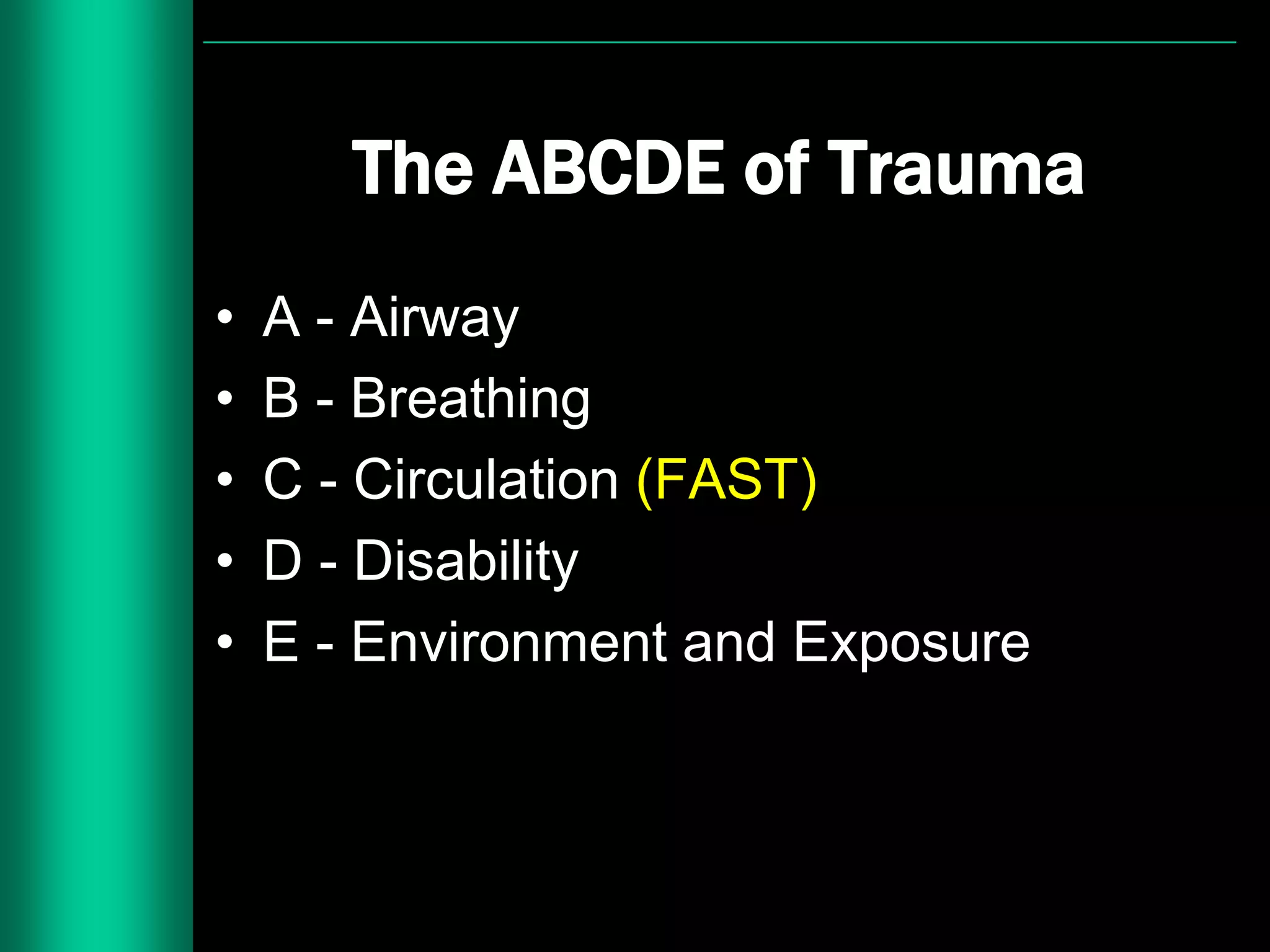 Imaging in abdominal trauma | PPTX