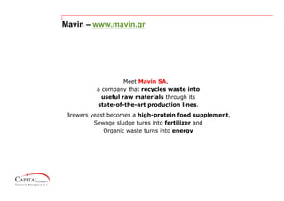 Green Projects Tyres Herco & Mavin | PPT