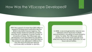 short presentation about VELscope | PDF