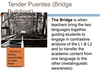 Building Bridges Between Languages in a Bilingual Setting | PPTX