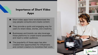 Short Video App Development Complete Guide 2023 | PPTX