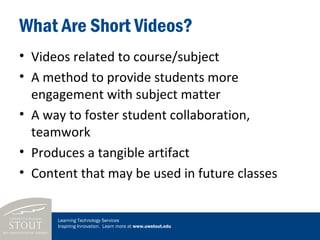 Short video overview | PPT | Video Software | Computer Software and ...