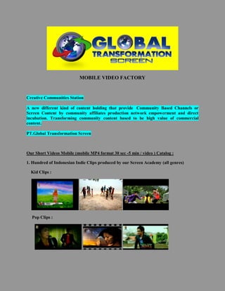 Short videos mobile (gts) | PDF