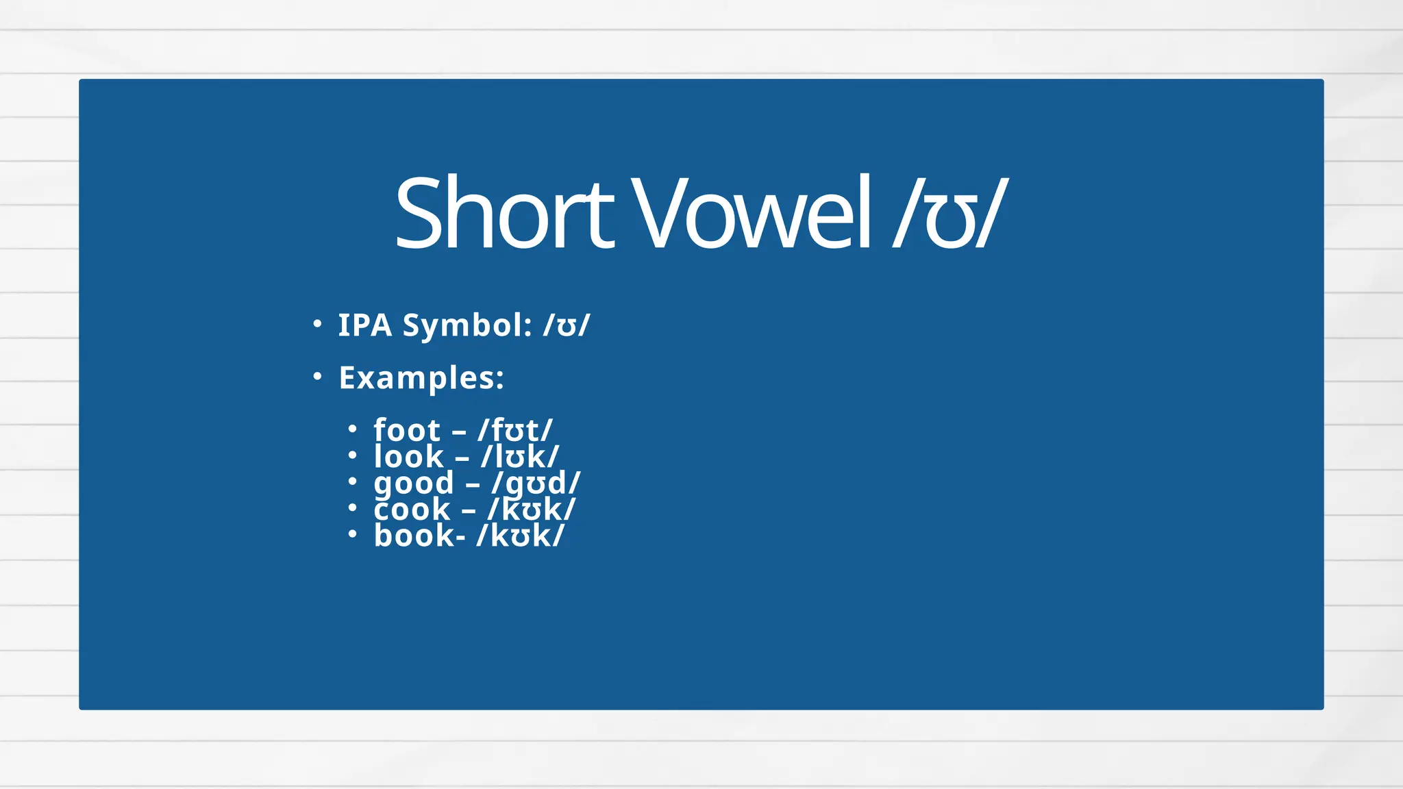 AN INTRODUCTION TO SHORT VOWEL SOUNDS IN PHONETICS | PPTX